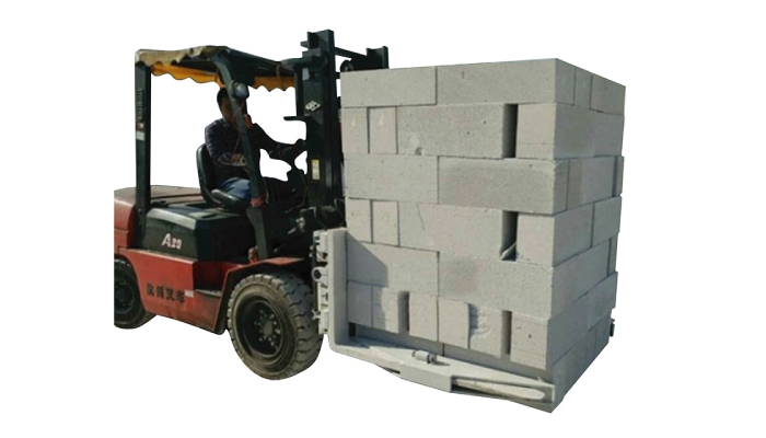 Hydraulic Forklift Concrete Bricks /Block Lifting Clamp - Fujian Huamai ...